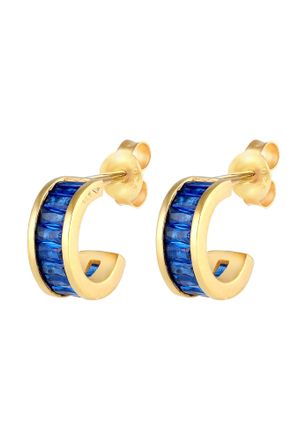 Elli Ohrringe Creole, Edelstein Ohrhänger