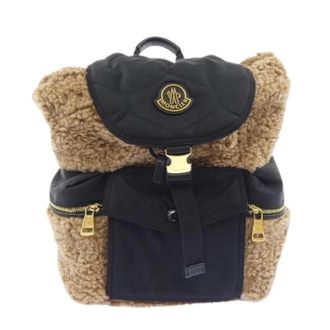 Moncler Sac &agrave; dos en cuir Pre-owned - Femme - Pre-owned - Brun - Taille: ONE Size