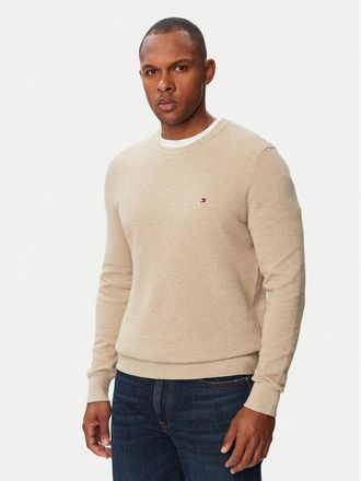 Tommy Hilfiger Pullover Essential MW0MW36347 Hellbeige Regular Fit