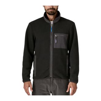 Patagonia Homme, Sport, Noir, Taille: XL Veste en polaire Synchilla