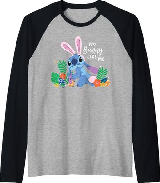 Disney Stitch No Bunny Like Me Tropical Spring Easter Eggs Raglan