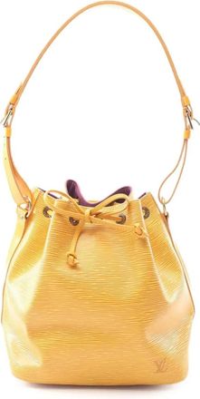 Louis Vuitton 1998 Epi Petit Noe Beuteltasche - Gelb