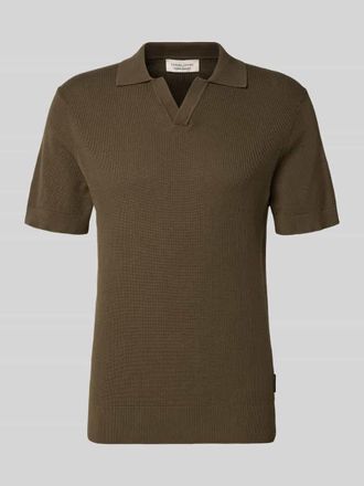 Casual Friday Regular Fit Strick-Poloshirt mit Strukturmuster Modell MOSVIK