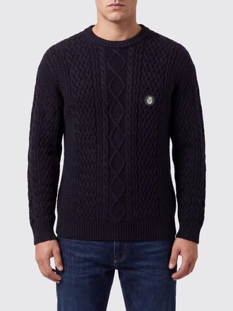 Billionaire Boys Club Pull ras-du-cou en m&eacute;lange de coton et cachemire &agrave; mailles torsad&eacute;es