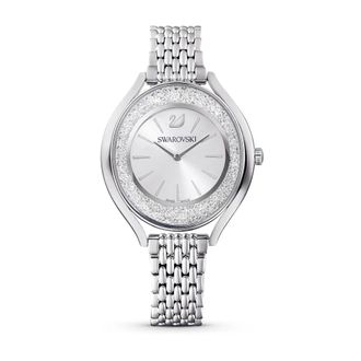 Swarovski Elegante Silberne Glamour Uhr - - Accessories - Damen - Grau - ONE SIZE