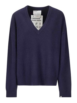 Extreme Cashmere Pull Col Rond - Bleu Fonc&eacute;