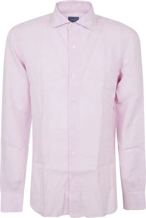 Barba Homme, Chemises, Rose, Taille: L Linen Shirt