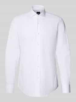 HUGO BOSS Slim Fit Freizeithemd aus reiner Baumwolle