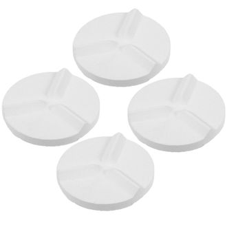 Cabilock DEARMAMY 4 St&uuml;ck Feuerfeste Brennofenmatte aus Aluminiumoxid Hitzebest&auml;ndig Bis 1400 &deg;C Runde T&ouml;pferofenunterlage Langlebiges Brennofenzubeh&ouml;r f&uuml;r Ton