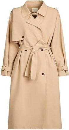 Artlove Trench long en coton m&eacute;lang&eacute;