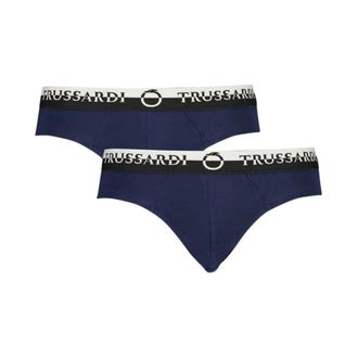Trussardi Boxer briefs avec ceinture logo - Homme - Sous-v&ecirc;tements - Bleu - Taille: 2XL
