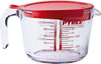 Pyrex Messbecher 1l mit Deckel