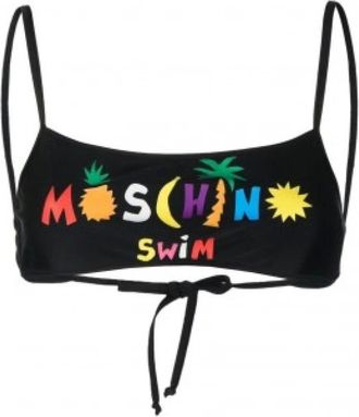 Moschino Femme, Maillots de bain, Noir, Taille: 38 FR Top Bikini Swim