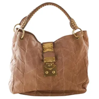 Miu Miu Sac Hobo Matelass&eacute; Pre-owned - Femme - Pre-owned - Brun - Taille: ONE Size