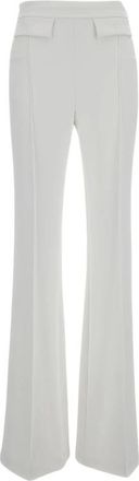Elisabetta Franchi Femme, Pantalons, Blanc, Taille: 42 FR Wide Pantalons