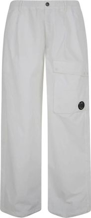 C.P. Company C.p. Company, Homme, Pantalons, Blanc, Taille: XL Micro-Reps Boxy Cargo Lens Pants