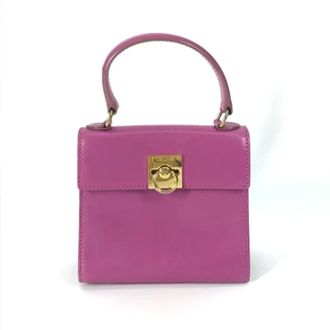 Celine Pre-owned Handbag - Femme - Pre-owned - Violet - Taille: ONE Size