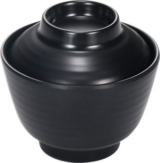 Hemoton Stapelbare Miso Schüssel Mit Deckel - Japanische Suppenschale Für Ramen Salate Und Snacks - Hitzebeständige Schüssel Für Die Küche Und Festlichkeiten