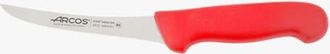 Arcos Ausbeinmesser Curv Semiflexibel - Edelstahlklinge 140 mm - Roter Polypropylen-Griff - Ideal zum Entbeinen von Fleisch - Serie 2900
