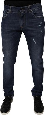 Dolce & Gabbana Homme, Jeans, Bleu, Taille: M Jeans Skinny en Denim