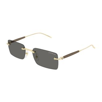 Montblanc Glasant Sonnenbrille - - Accessories - Herren - Gelb - 54 MM