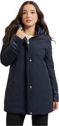 Yes-Zee YES Zee, Femme, Vestes, Bleu, Taille: 38 FR Wool Blend Coat