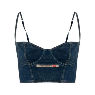 Diesel Femme, Tops, Bleu, Taille: 34 FR Underwear Diesel