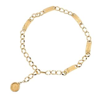 Chanel Ceinture cha&icirc;ne vintage doccasion - Femme - Pre-owned - Jaune - Taille: ONE Size