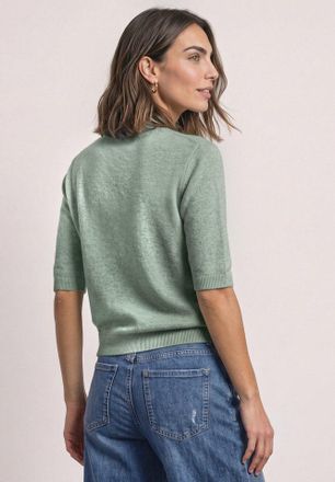 Street One Strickpullover Halbarm-Pullover mit Turtle Neck