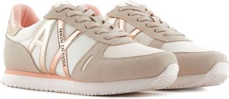 A|X Armani Exchange Female Rio Side Logo, Lace Up Sneaker, Multicolor, 36