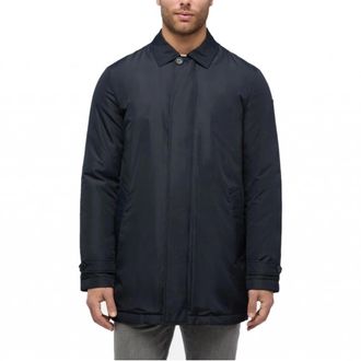 Geox Homme, Manteaux, Noir, Taille: L Avery Single-Breasted Coat