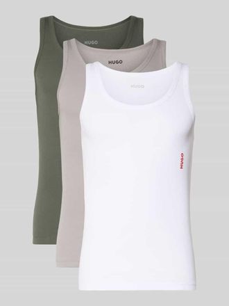HUGO BOSS Regular Fit Tank Top 3er-Pack aus reiner Baumwolle