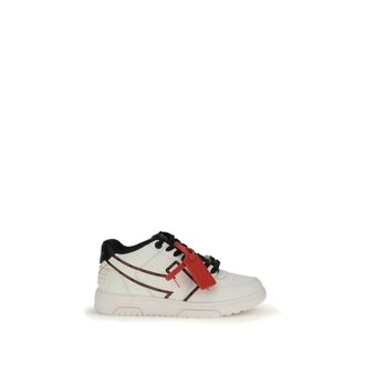 Off-white Homme, Chaussures, Blanc, Taille: 43 EU Baskets en Cuir &agrave; Fl&egrave;che Cousue