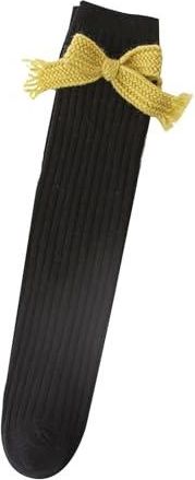 Generic Chaussettes de Noël porte-jarretelles pour femme automne/hiver chaud avec noeud de Noël de couleur unie bas pour enfants loup collants de lit chausset