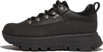 FitFlop Neo D Hyker Baskets en Cuir imperm&eacute;ables pour Femme Neo D Hyker, Tout Noir, 38 EU