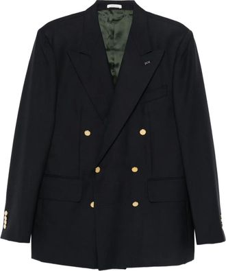 Husbands veste de smoking à boutonnière croisée - Bleu