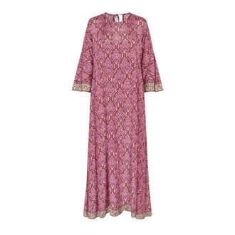Lollys Laundry Femme, Robes, Rose, Taille: 40 FR Robe Maxi Boh&egrave;me de R&ecirc;ve