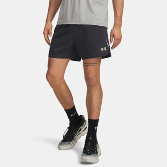 Under Armour Trail Run Shorts (13 cm) f&uuml;r Herren Anthracite / Fade Gr&uuml;n XXL