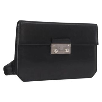 Ferragamo Pre-owned Leather Shoulder Bag - - Pre-owned - Damen - Schwarzk - ONE SIZE