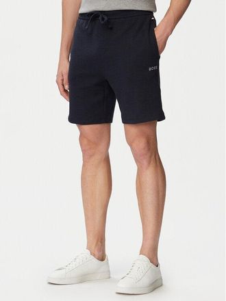 HUGO BOSS Sportshorts Waffle 50535884 Dunkelblau Regular Fit