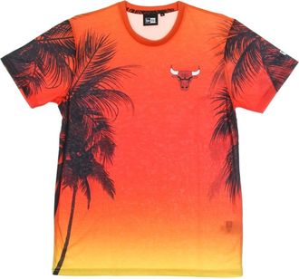 New Era Chicago Bulls NBA Tee All Over Print - - Tops - Herren - Mehrfarbig - 2XL