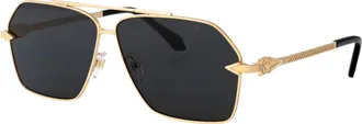 Versace Mens Sunglasses Gold Metal