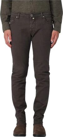Jacob Cohen Qe007 Slim-fit Jeans - - Jeans - Herren - Braun - W38