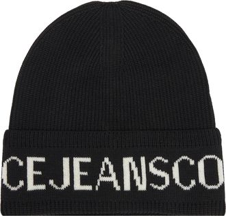 Versace Jeans Couture Mütze Versace Jeans Couture Big Beanie 79YAZK40 Schwarz