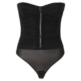 Elisabetta Franchi Body aus Stretch-Jersey - - Tops - Damen - Schwarzk - XS