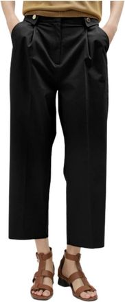 Lola Casademunt Femme, Pantalons, Noir, Taille: 38 FR Pantal&oacute;n tejido sastre Ms2514018