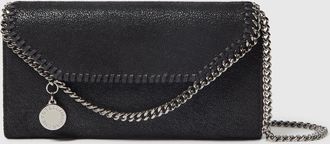 Stella McCartney Falabella Wallet-On-Chain Crossbody, Woman, Black