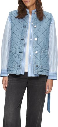 s.Oliver Steppweste aus Denim im Relaxed Fit