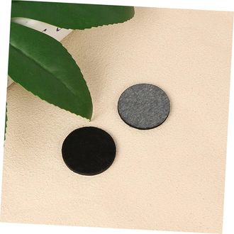 NUOBESTY 100 Stück Runde Selbstklebende Filzfüße Möbelgleiter Filz Bodenschoner Stuhlbein Schutzmatten Schwarz rutschfest für Tisch und Stuhlbeine Holzfußboden