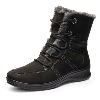 Ara Femme M&Uuml;NCHEN Botte de Neige, Schwarz,Graphit, 38 EU Large